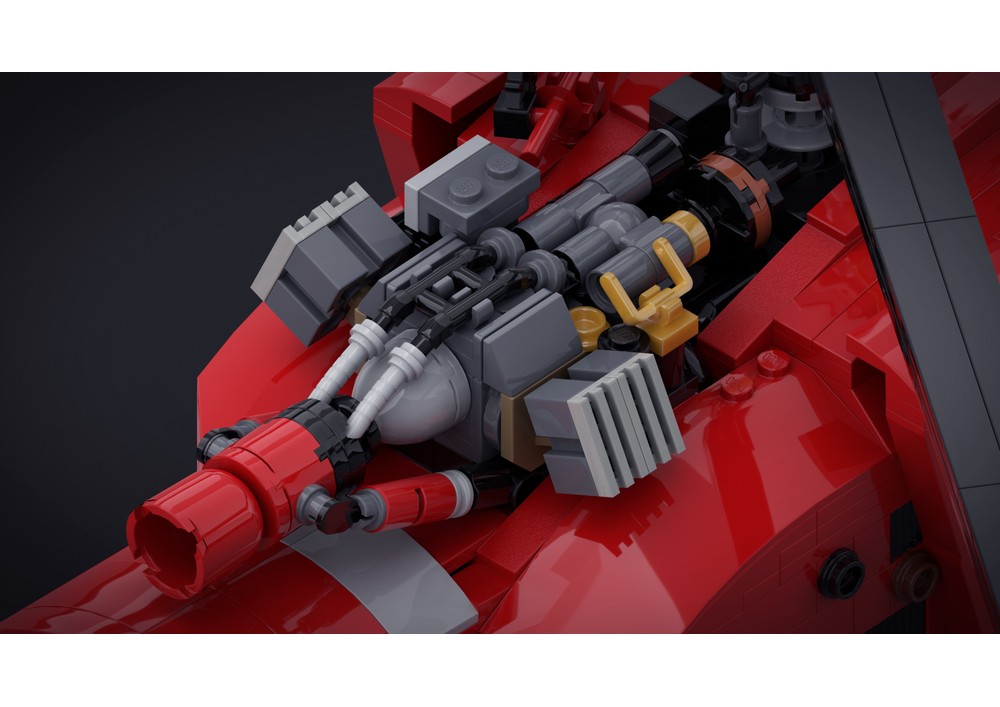 LEGO MOC Civil Defence Alouette III by Troglodyte | Rebrickable - Build ...