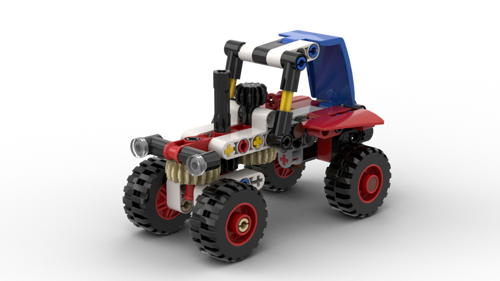 LEGO MOC 42116 Tractor by ilyabuilder724 | Rebrickable - Build with LEGO