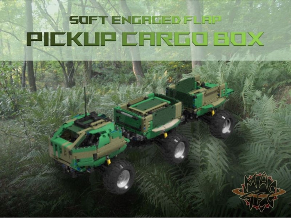 Lego Moc Pickup Cargo Box By Mactec Rebrickable Build With Lego