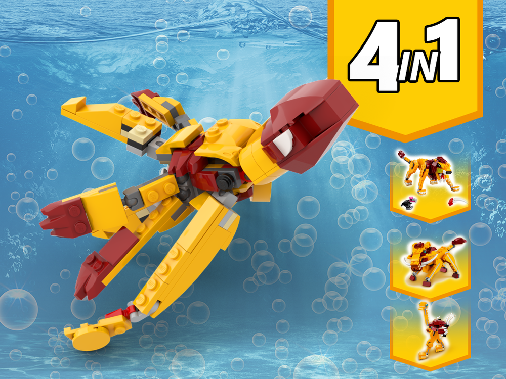 LEGO MOC 31112 Octopus Alternative Build by gabizon | Rebrickable ...
