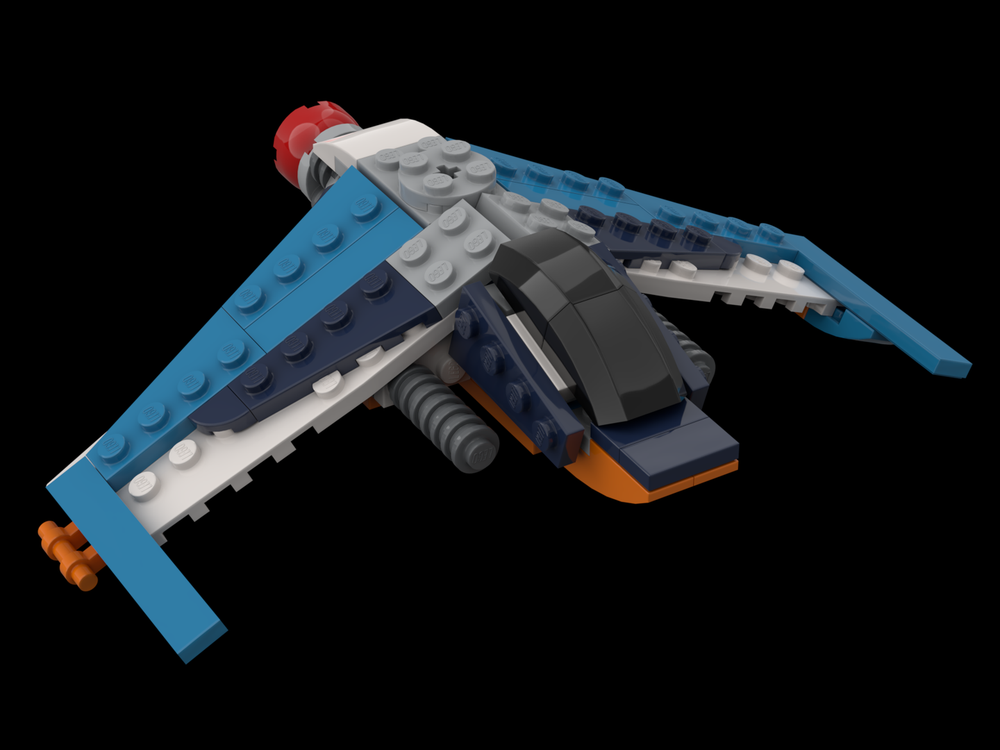 LEGO MOC Fighter Spaceship by huetobi | Rebrickable - Build with LEGO