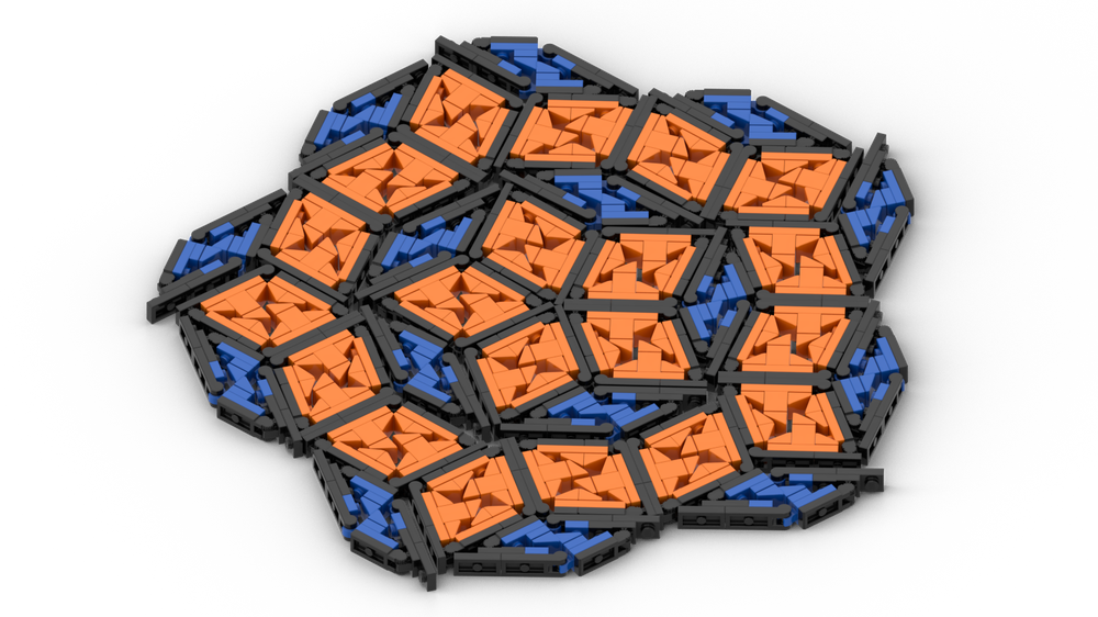 LEGO MOC Penrose Tiling by 2in1 | Rebrickable - Build with LEGO