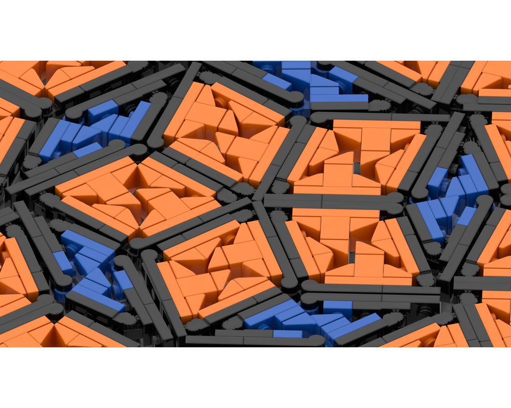 LEGO MOC Penrose Tiling by 2in1 | Rebrickable - Build with LEGO