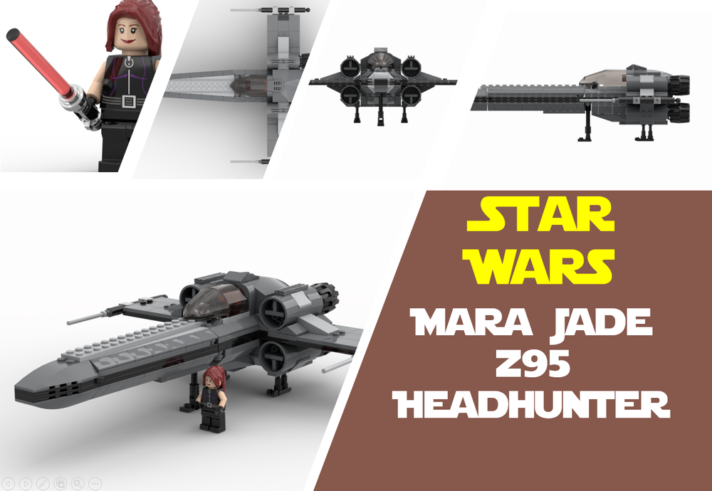 LEGO MOC Mara Jade Z95 Headhunter by bmwole69 | Rebrickable - Build ...