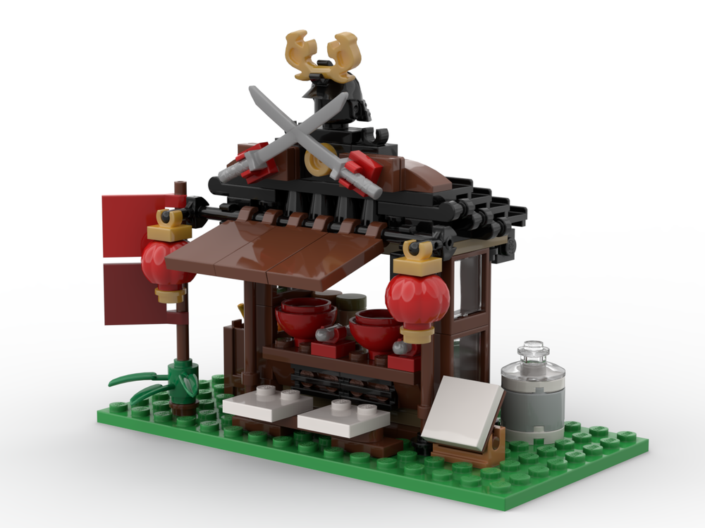 LEGO MOC Samurai Ramen Stall by Brick Artisan | Rebrickable - Build ...