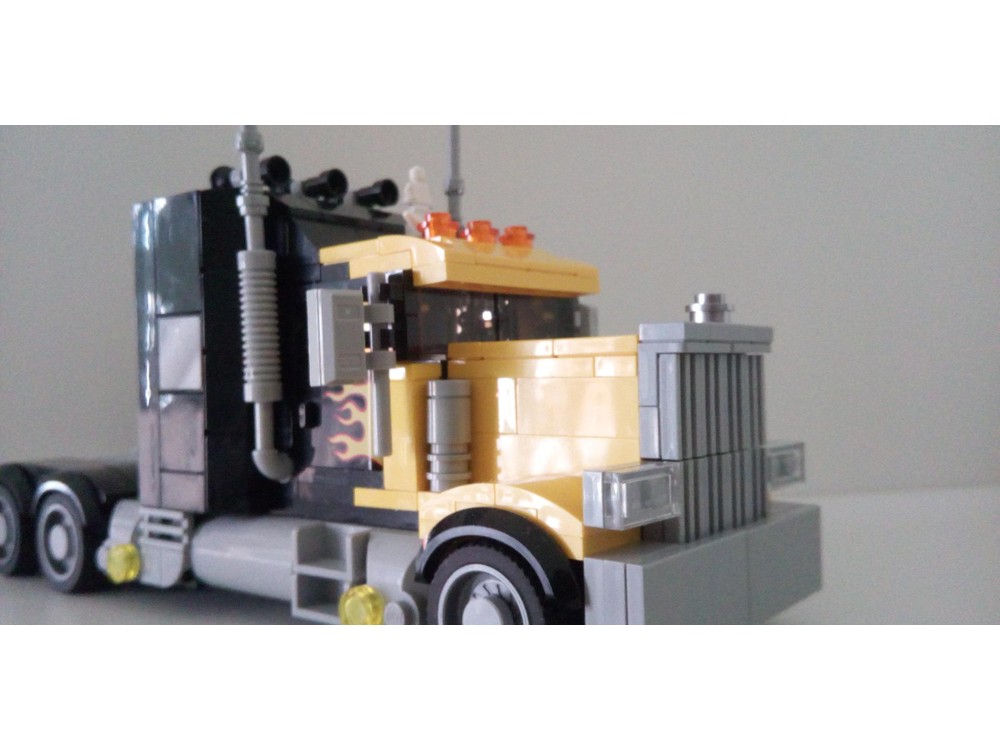 LEGO MOC US Semi Truck by brickhead_07 | Rebrickable - Build with LEGO