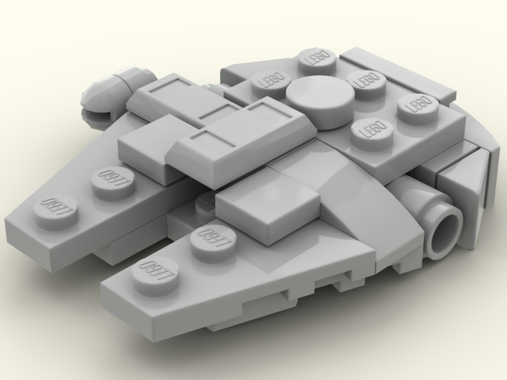 Lego Moc Millenium Falcon Mini By Cloud E13 Rebrickable Build With Lego