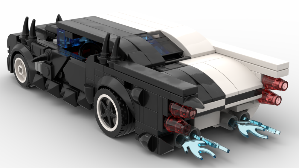 LEGO MOC TwoFace's Destroyed Muscle Car by BricksFeeder | Rebrickable ...
