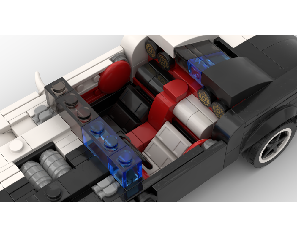 LEGO MOC TwoFace's Muscle Car by BricksFeeder | Rebrickable - Build ...