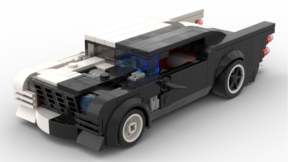 LEGO MOC TwoFace's Muscle Car by BricksFeeder | Rebrickable - Build ...