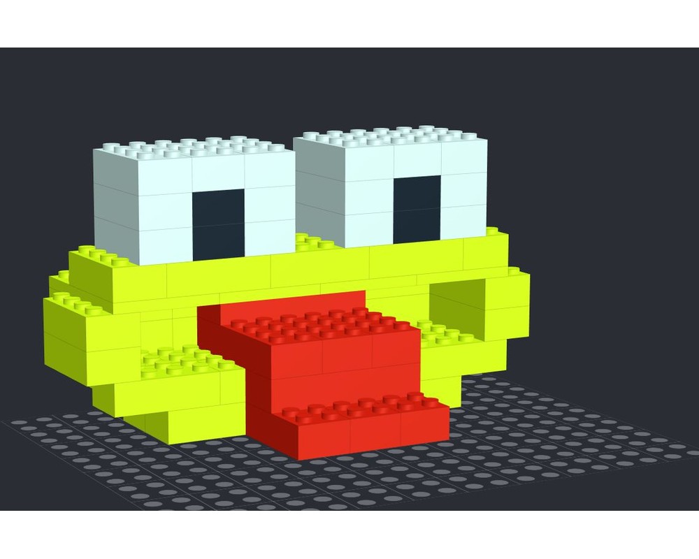 LEGO MOC Frog's Head by Kieran_Staniford_2004 | Rebrickable - Build ...