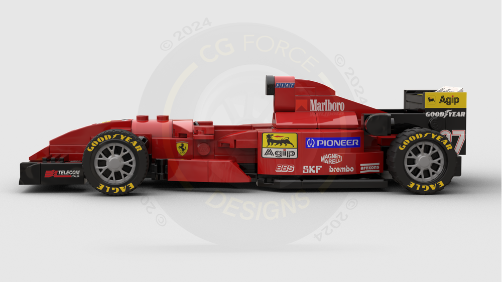 LEGO MOC F1 Ferrari 412 T2 by CGForceDesigns | Rebrickable - Build with ...