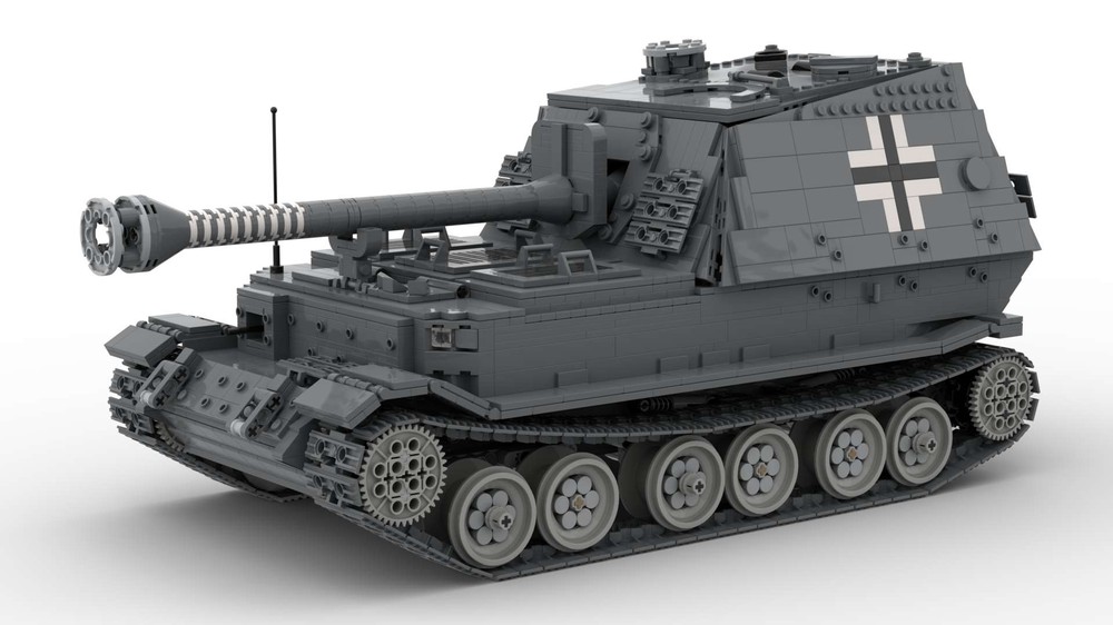 LEGO MOC-62740 WW2 Tank - Panzerjäger Tiger (P) - "Elefant" by Gautsch ...