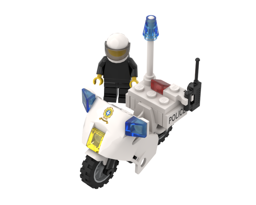 LEGO MOC Police Motorcycle by bobby_03 | Rebrickable - Build with LEGO
