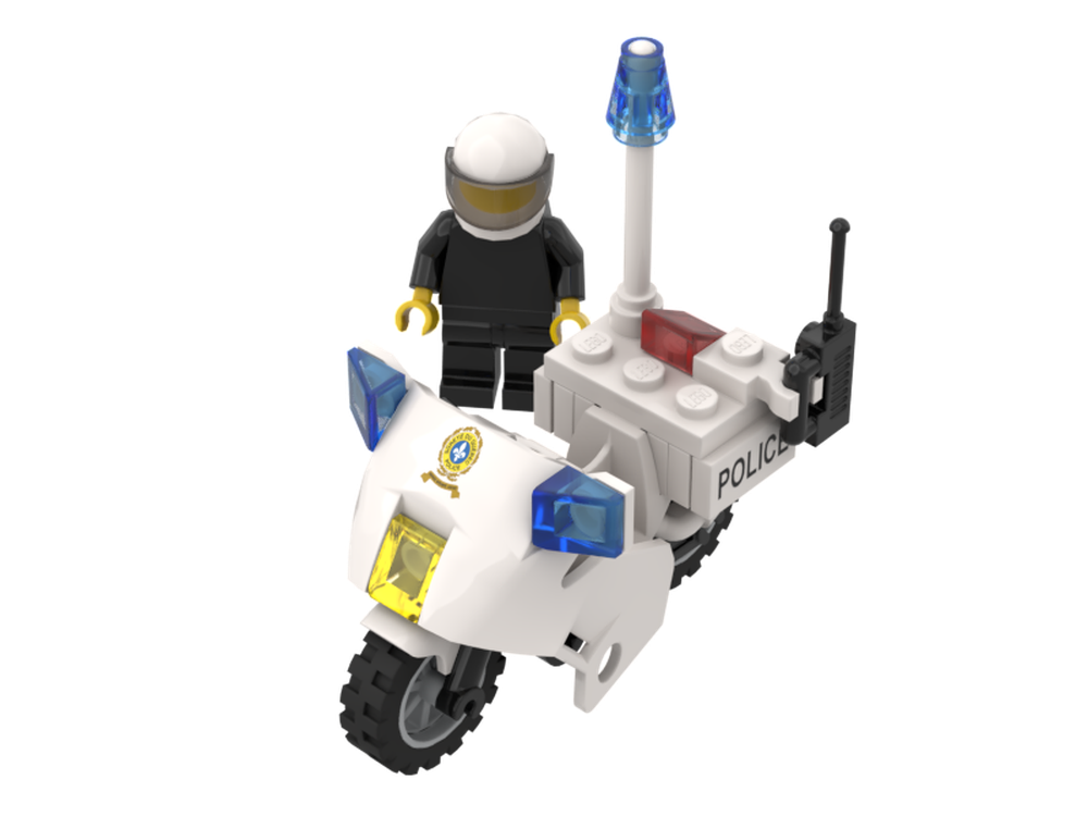 LEGO MOC Police Motorcycle by bobby_03 | Rebrickable - Build with LEGO