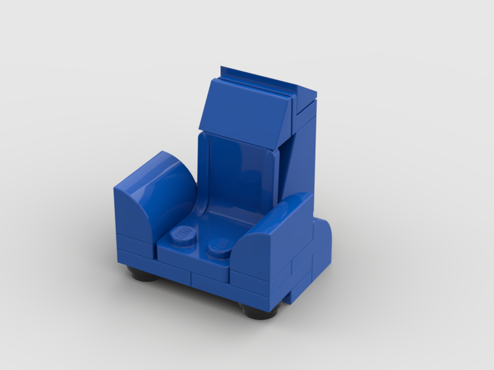 LEGO MOC-62814 TV Chair by MuGo_Gonzalez | Rebrickable - Build with LEGO