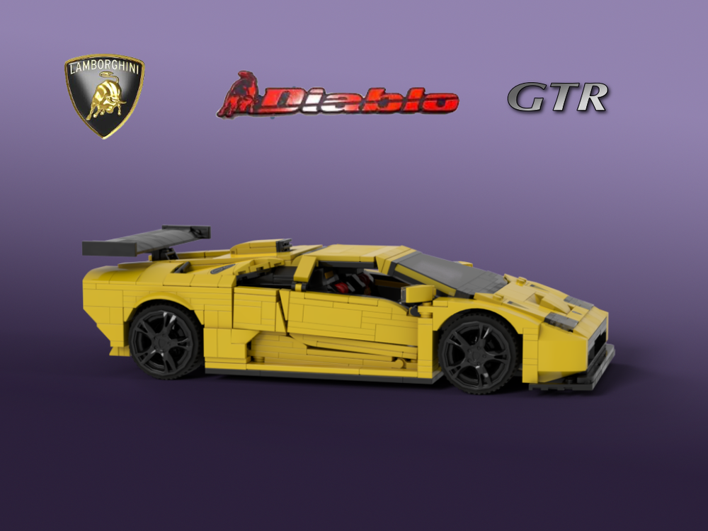 LEGO MOC-62832 Lamborghini Diablo GTR by Rastacoco | Rebrickable ...