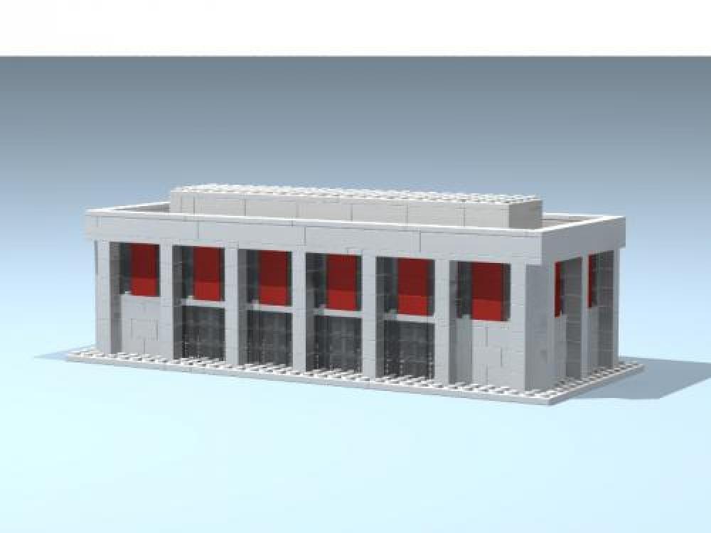 Lego Moc Academic Building By Doctroid Rebrickable Build With Lego