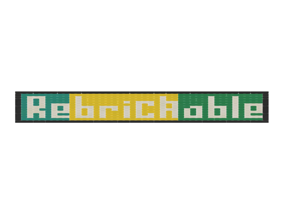 LEGO MOC Rebrickable logo by 10greg | Rebrickable - Build with LEGO