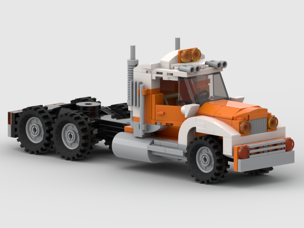 LEGO MOC Vintage Truck by HaulingBricks | Rebrickable - Build with LEGO