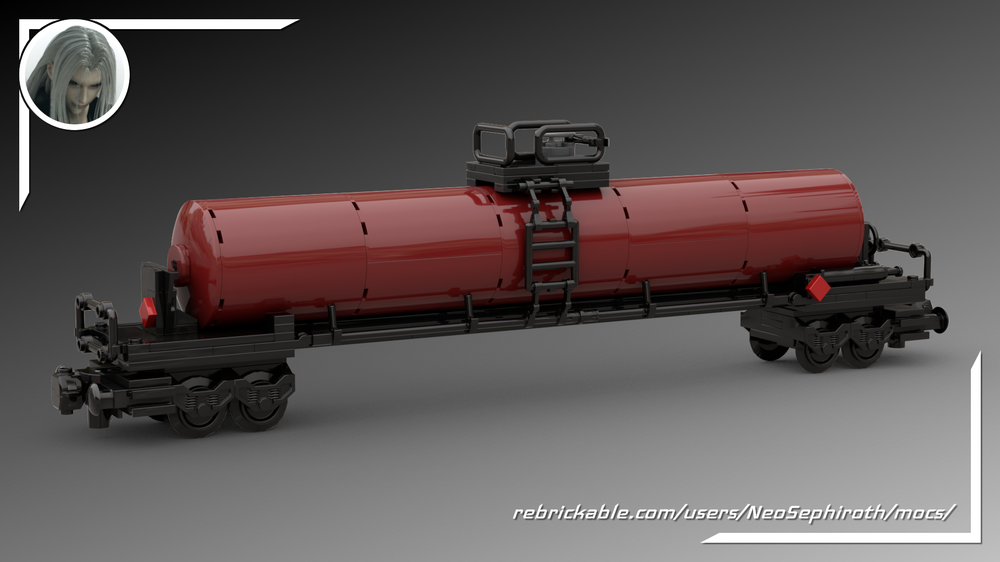 Lego Moc Us Fuel Tank Wagon By Neosephiroth Rebrickable Build With Lego