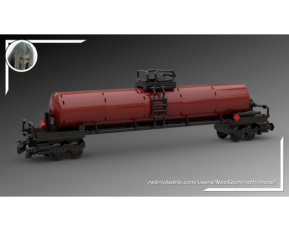 LEGO MOC US fuel tank wagon by NeoSephiroth | Rebrickable - Build with LEGO