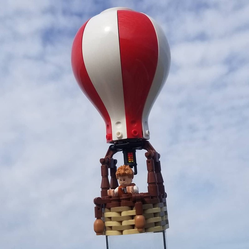 LEGO MOC Hot Air Balloon with Wicker Basket by BonkersBricks ...
