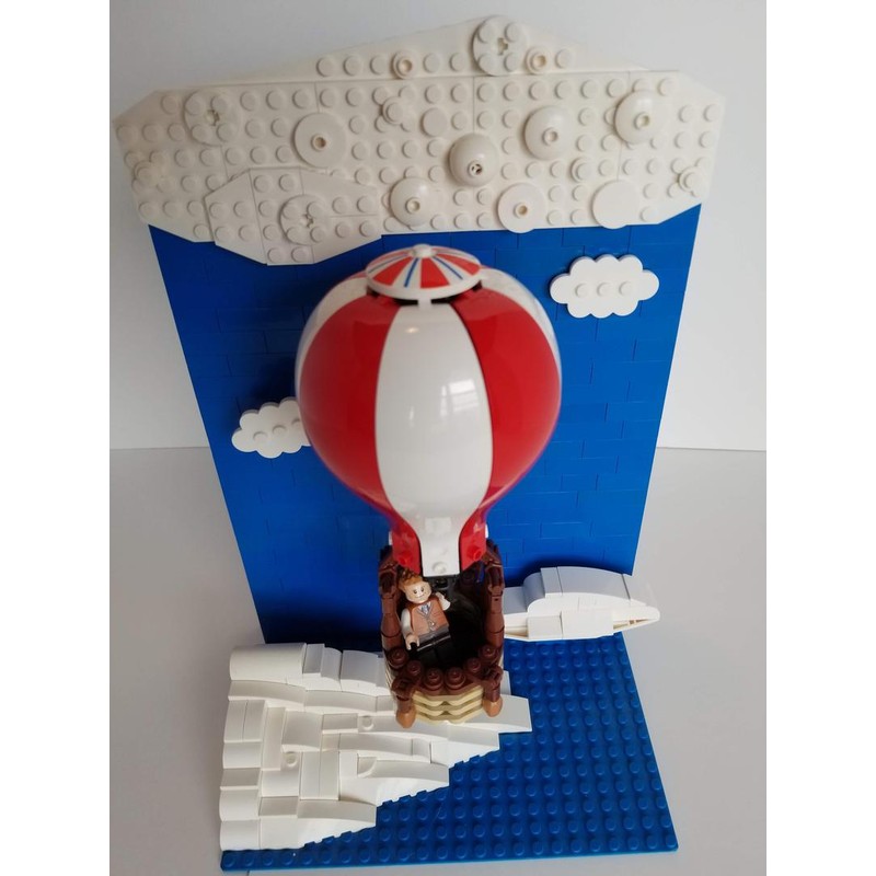 LEGO MOC Hot Air Balloon with Wicker Basket by BonkersBricks ...