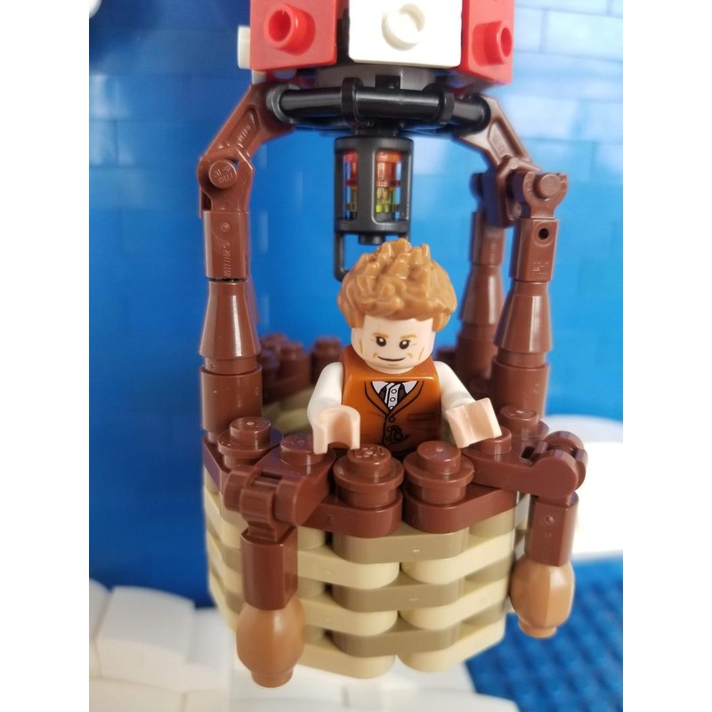 LEGO MOC Hot Air Balloon with Wicker Basket by BonkersBricks ...