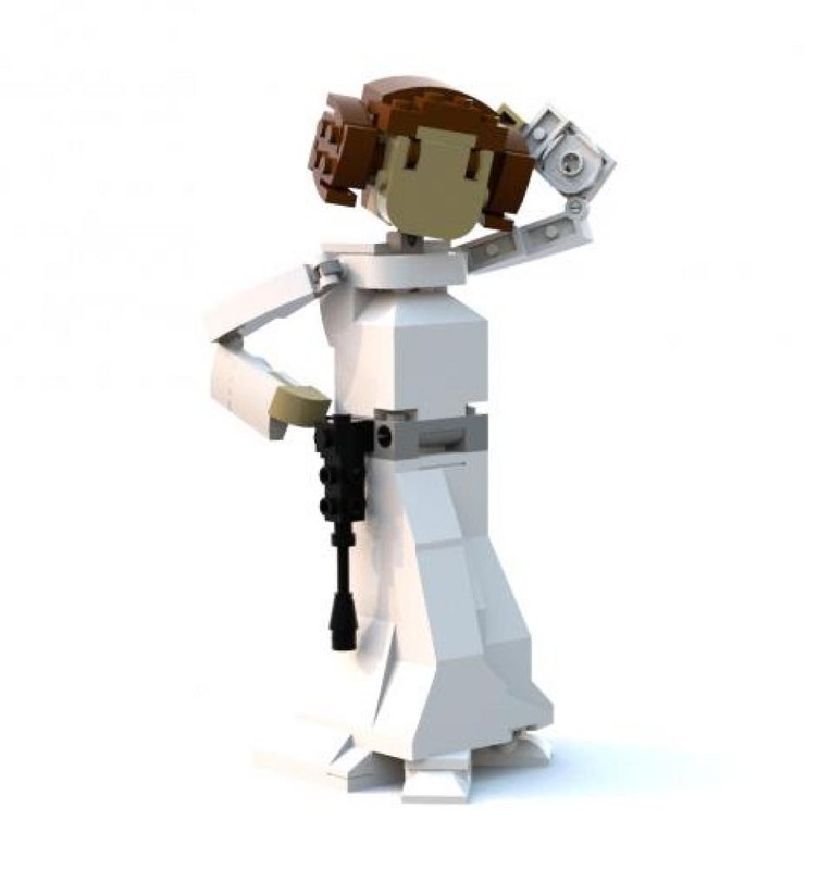 LEGO MOC Princess Leia by Miro | Rebrickable - Build with LEGO