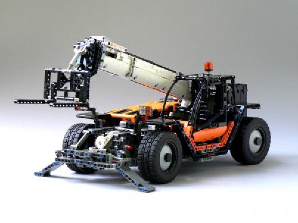 LEGO MOC Telehandler by Lipko | Rebrickable - Build with LEGO