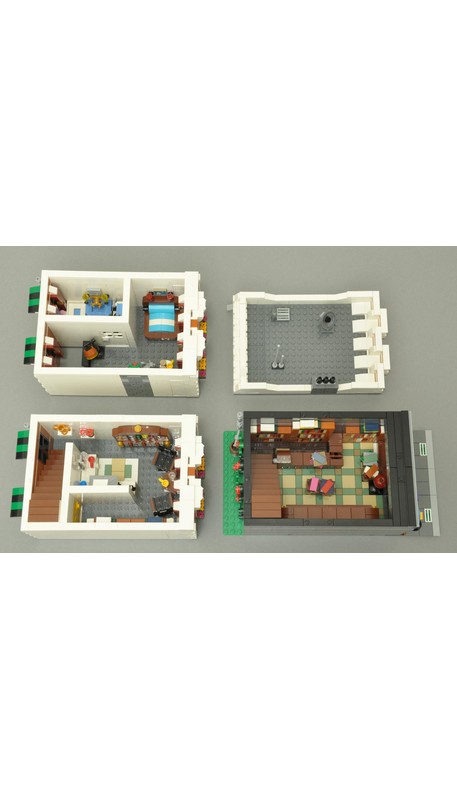 LEGO MOC Modular Book Store by peedeejay | Rebrickable - Build with LEGO
