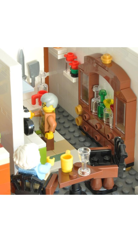 LEGO MOC Modular Book Store by peedeejay | Rebrickable - Build with LEGO