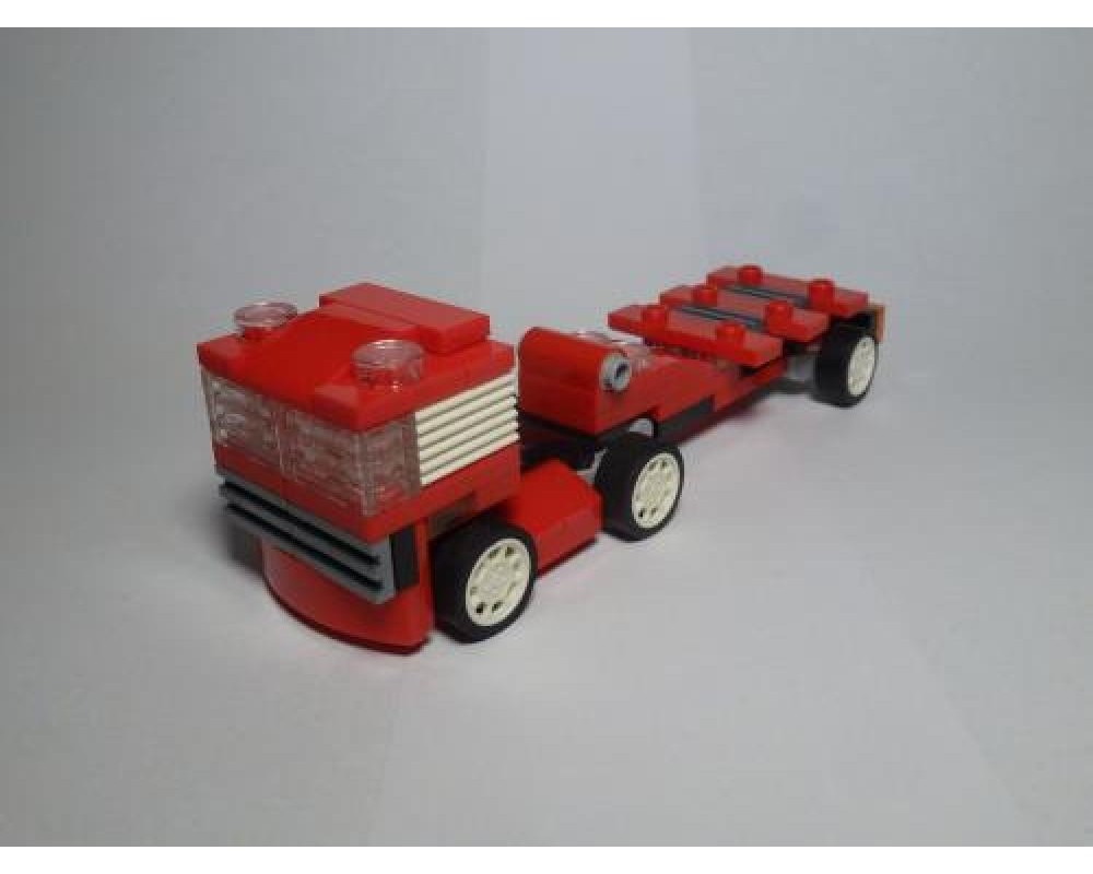 LEGO MOC-6312 31055 Big Rig Truck with Trailer (Creator 2017 ...