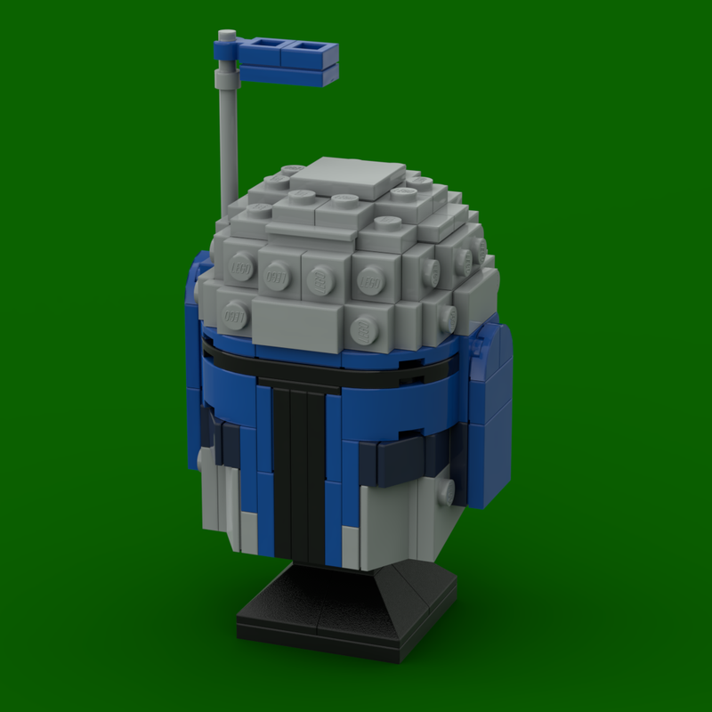 Lego Moc Mini Jango Helmet By Wilburmusprime Rebrickable Build