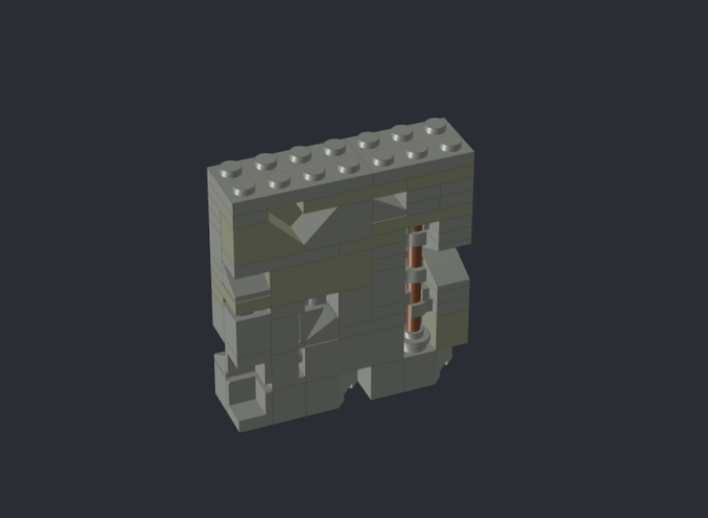 Lego Moc Wall By Amusedmoose Rebrickable Build With Lego
