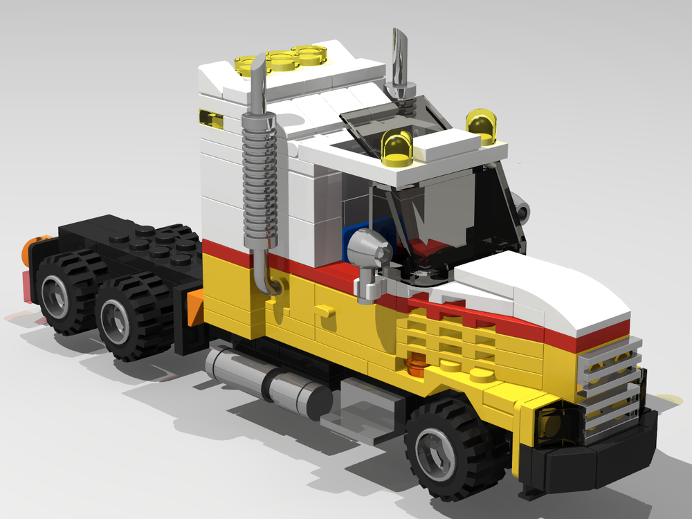 LEGO MOC Fuel Truck by George Legoman | Rebrickable - Build with LEGO