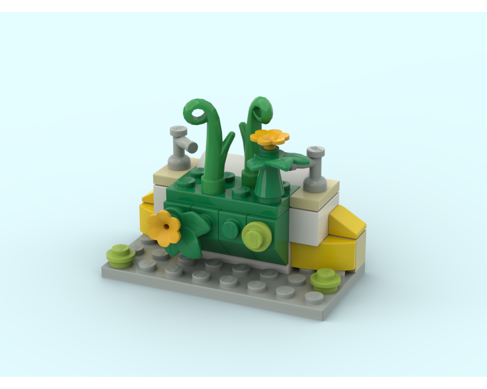 LEGO MOC Mini Garden by pabgre | Rebrickable - Build with LEGO
