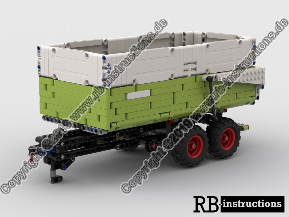 Lego Moc Dump Truck Trailers For Claas Xerion 5000 Or Fastrac By Rb