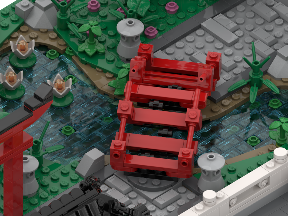LEGO MOC Japanese Garden by brickish_water | Rebrickable - Build with LEGO