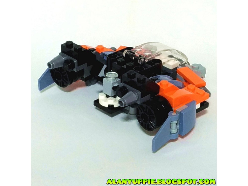 LEGO MOC Transformer Dronebot from LEGO Creator set 31111: Cyber Drone ...