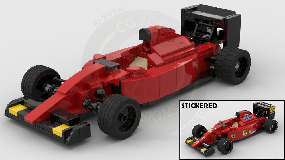 LEGO MOC F1 Ferrari 641 by CGForceDesigns | Rebrickable - Build with LEGO