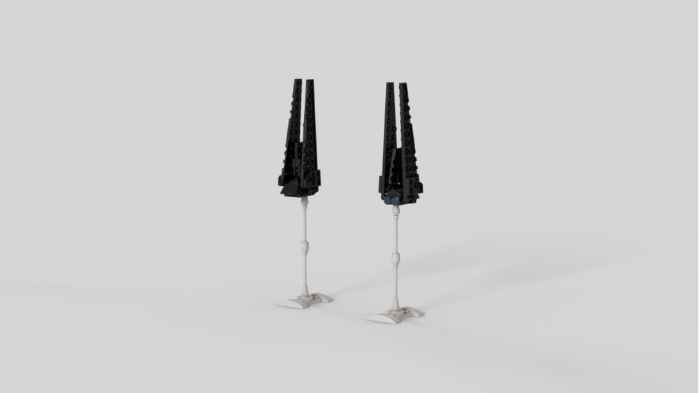 LEGO MOC Micro imperial shuttle delta class T-3c ; Krennic's shuttle by ...