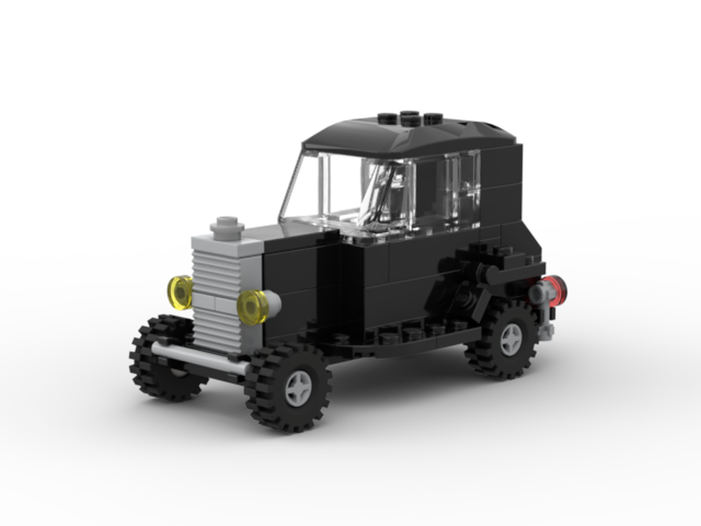 Lego Moc Vintage Car By Brickhead07 Rebrickable Build With Lego