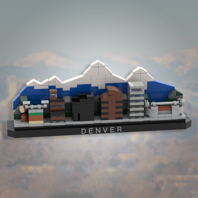 LEGO MOC Denver Skyline by afolco | Rebrickable - Build with LEGO