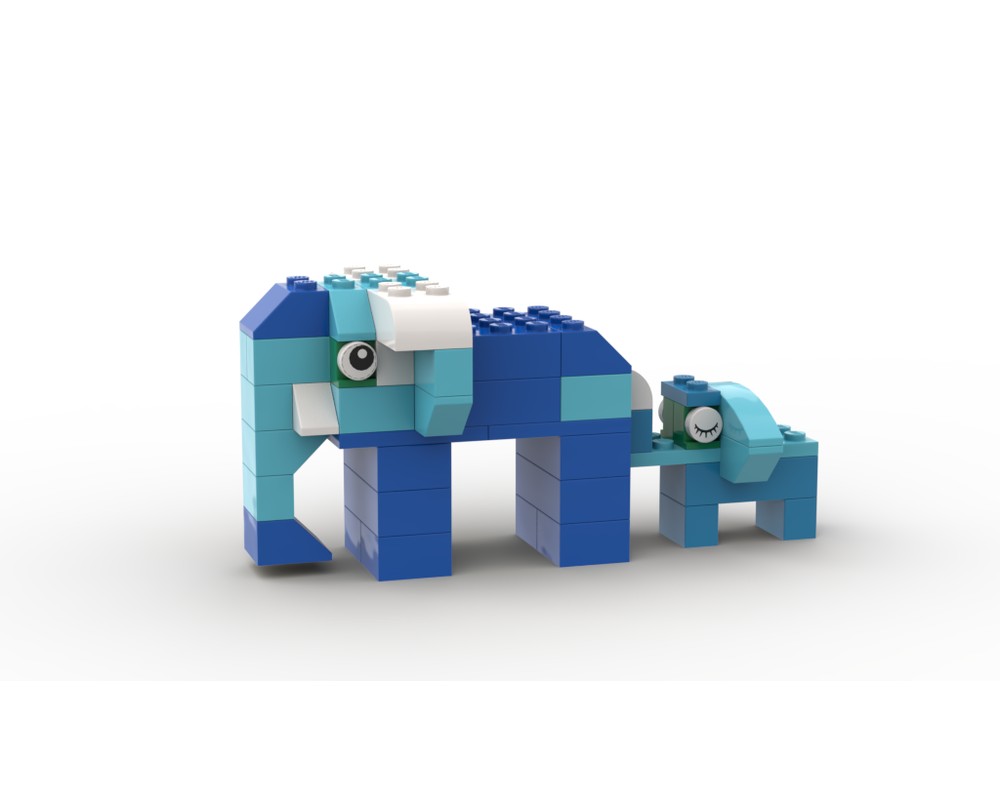 LEGO MOC 10698 Elephants by Lenarex | Rebrickable - Build with LEGO