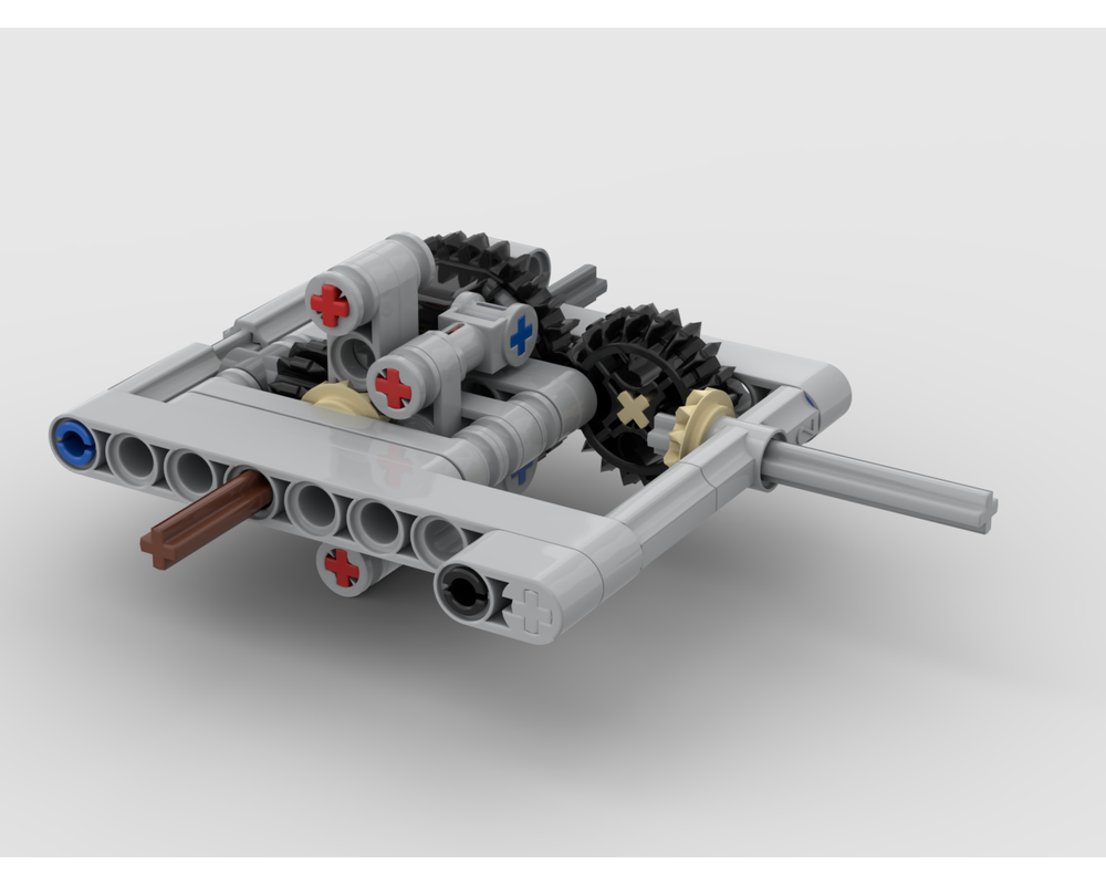 Lego Moc Differential By Bricklab2006 Rebrickable Build With Lego