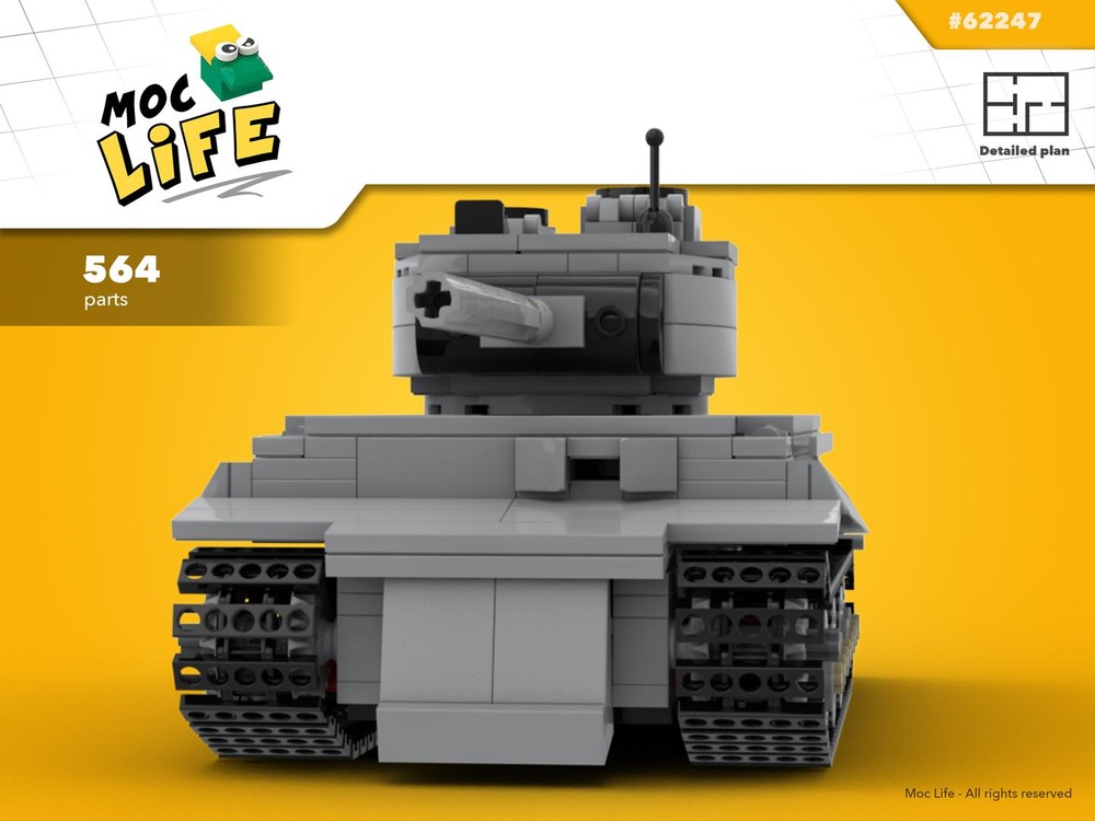 Lego Moc Tank By Moclife Rebrickable Build With Lego