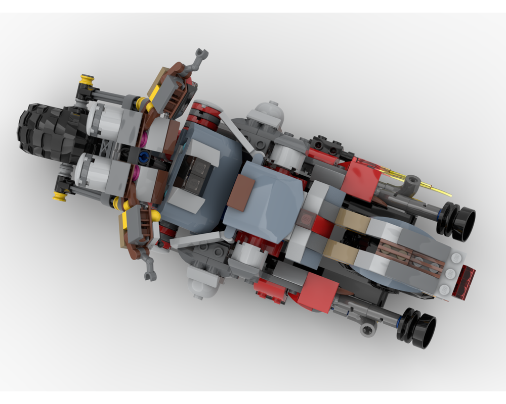 LEGO MOC Apocalyptic Motorcycle by Brelha | Rebrickable - Build with LEGO