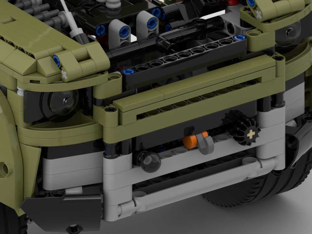 LEGO MOC-63356 Winch Modification for Defender 42110 - operation ...